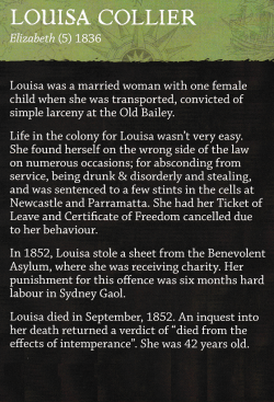 Biographies - Female Convicts of the Hunter Valley