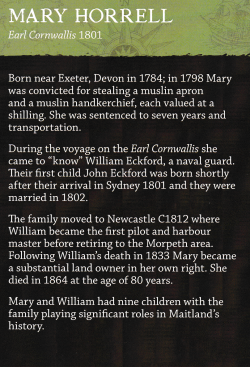 Biographies - Female Convicts of the Hunter Valley